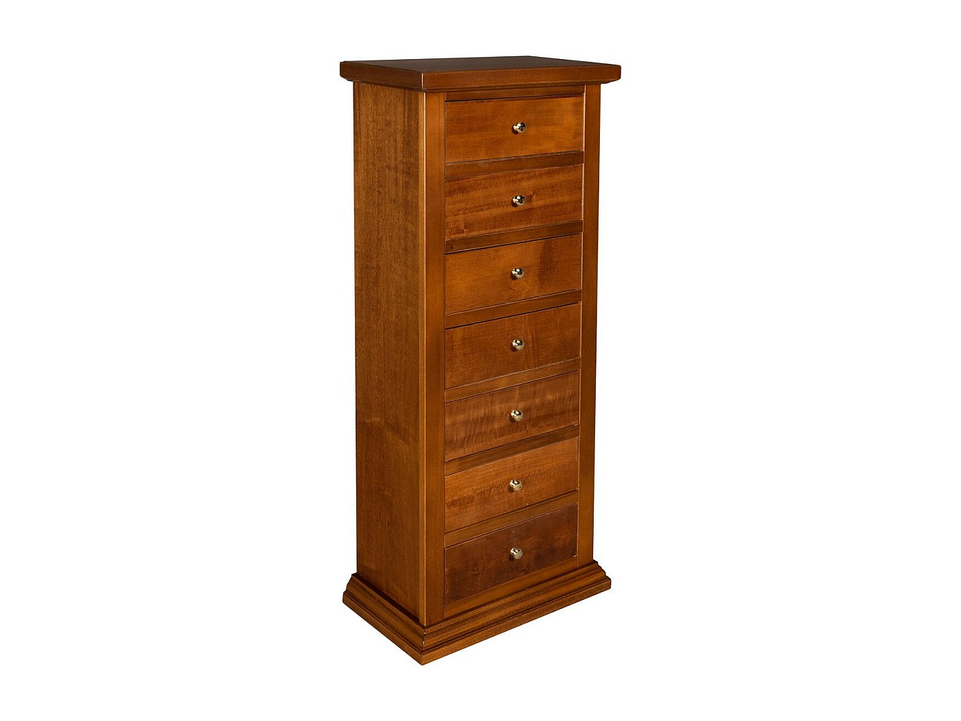 Commode à Tiroirs Maria, Marron, 53x31x126 cm, EPIKASA