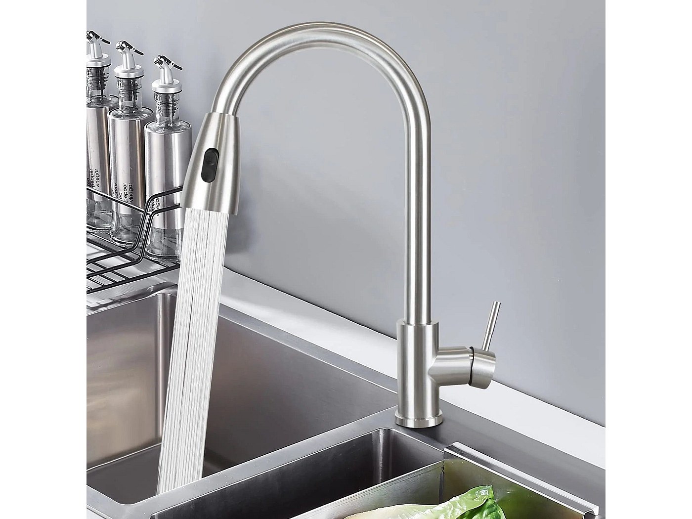 NETTLIFE Keukenkraan hoge druk uittrekbaar keuken 360° draaibare ...