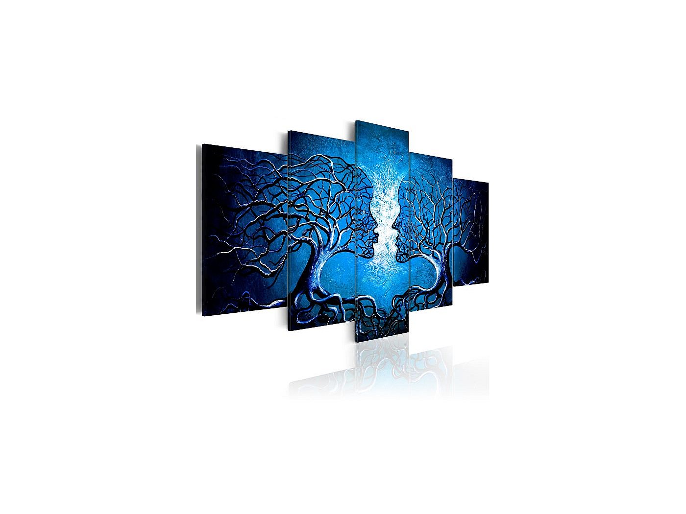 Tableau Sapphire Kiss : Taille - 100 x 50 cm