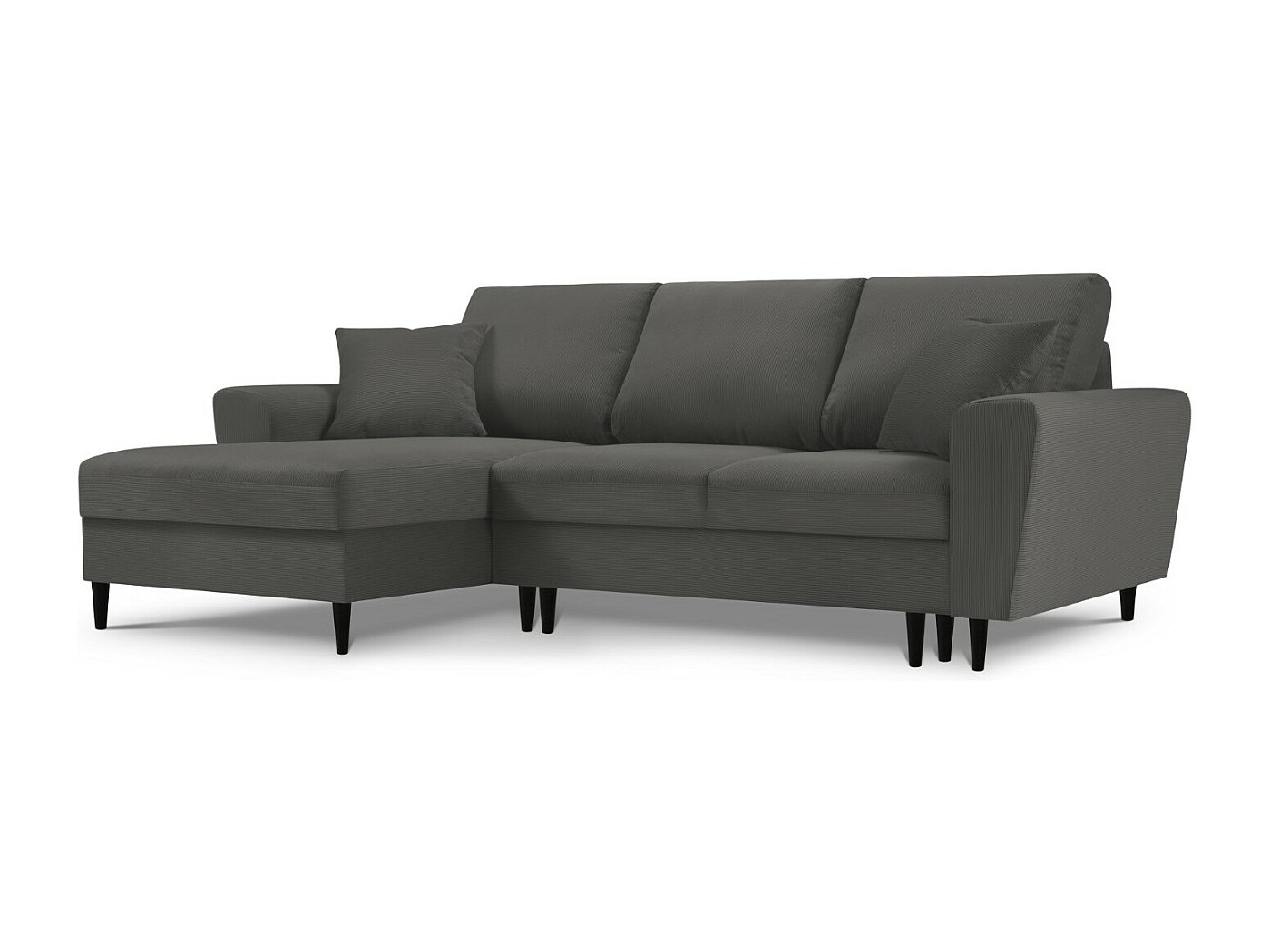 Canapé d'angle gauche convertible avec coffre de rangement "Kyoto" 4 ...