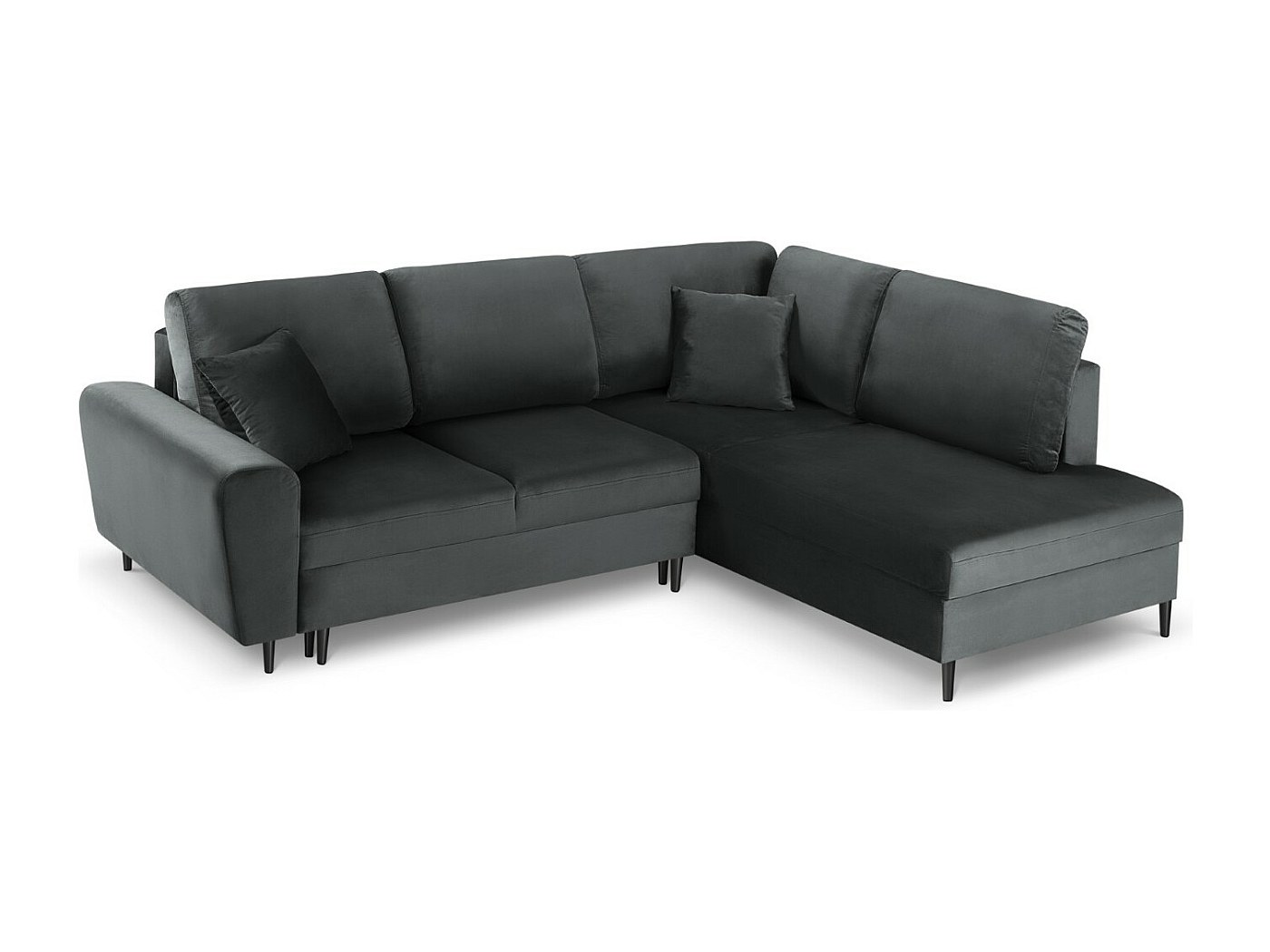 Canapé d'angle droit convertible avec coffre de rangement "Kyoto" 5 ...