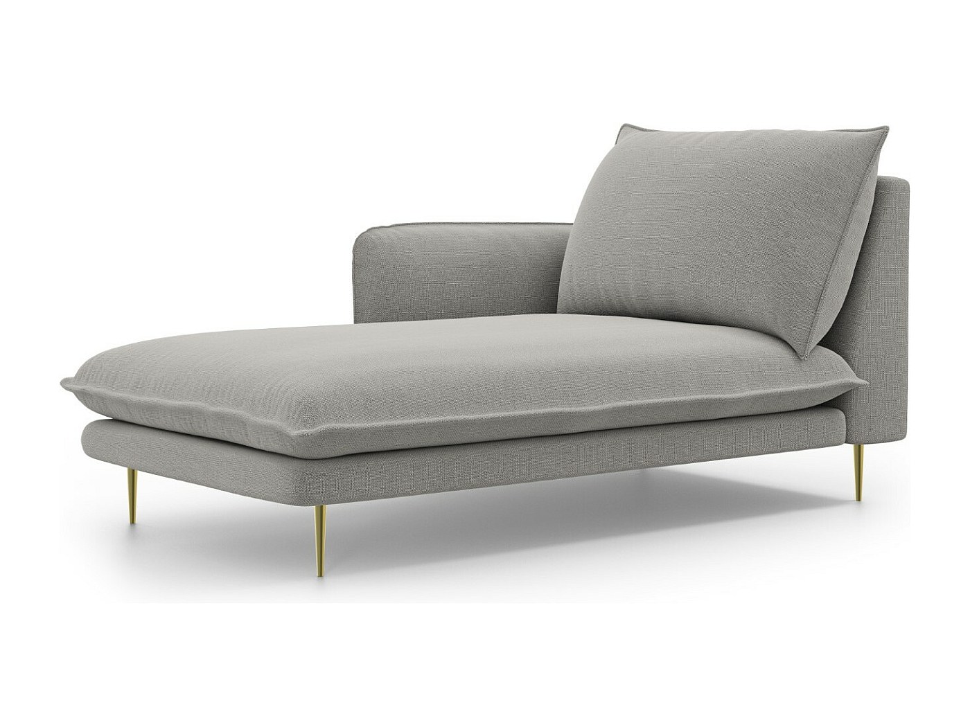 Cosmopolitan Design - Chaise longue esquerda "Vienna" em tecido ...