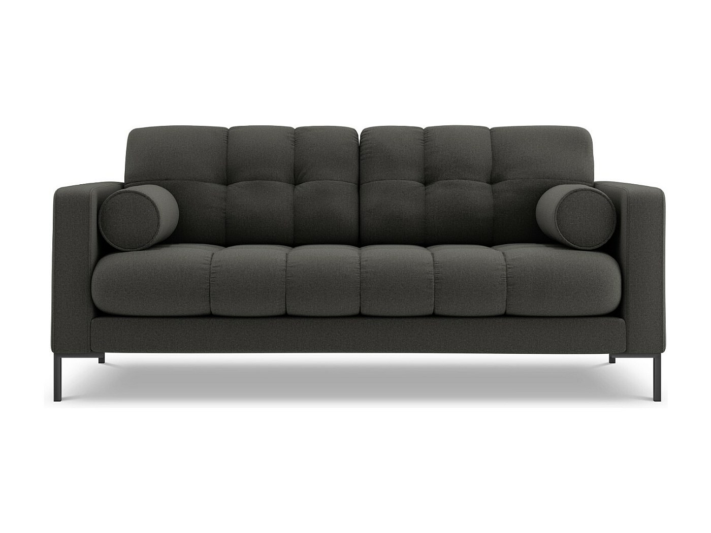 Cosmopolitan Design - Sofá "Bali" 3 lugares em tecido estrutural cinza ...