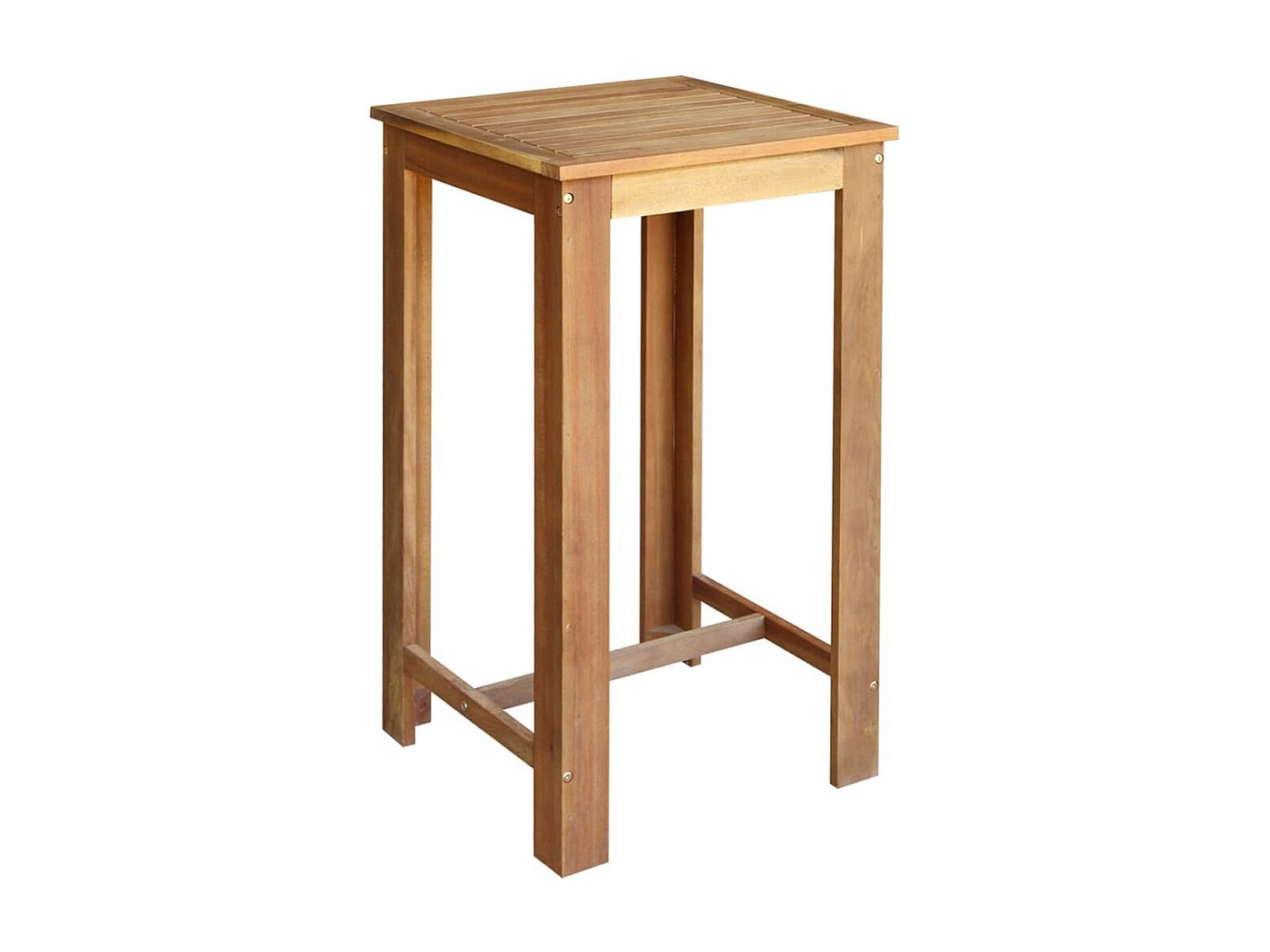 Table de bar Bois d'acacia solide 60 x 60 x 105 cm