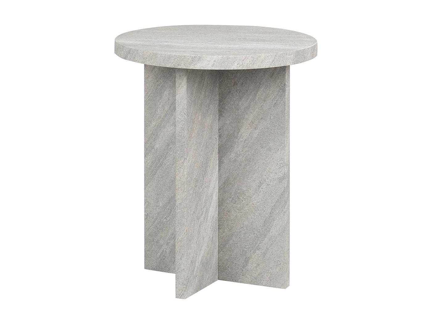 Table d'appoint STANTON Effet pierre Gris