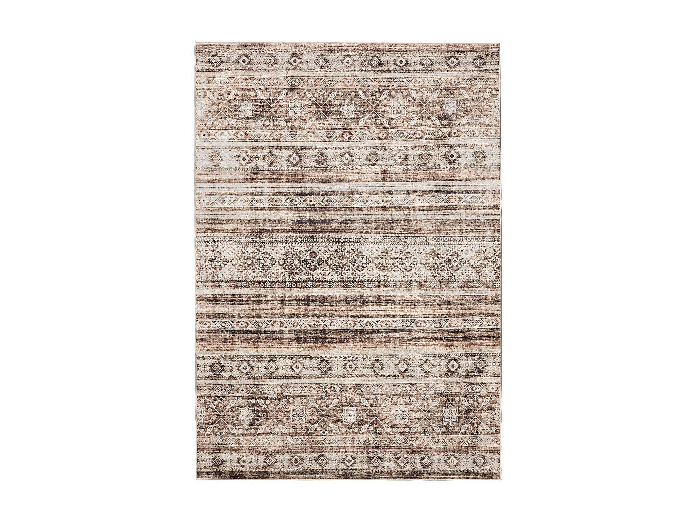 Tapis lavable George Marron 60x120 cm