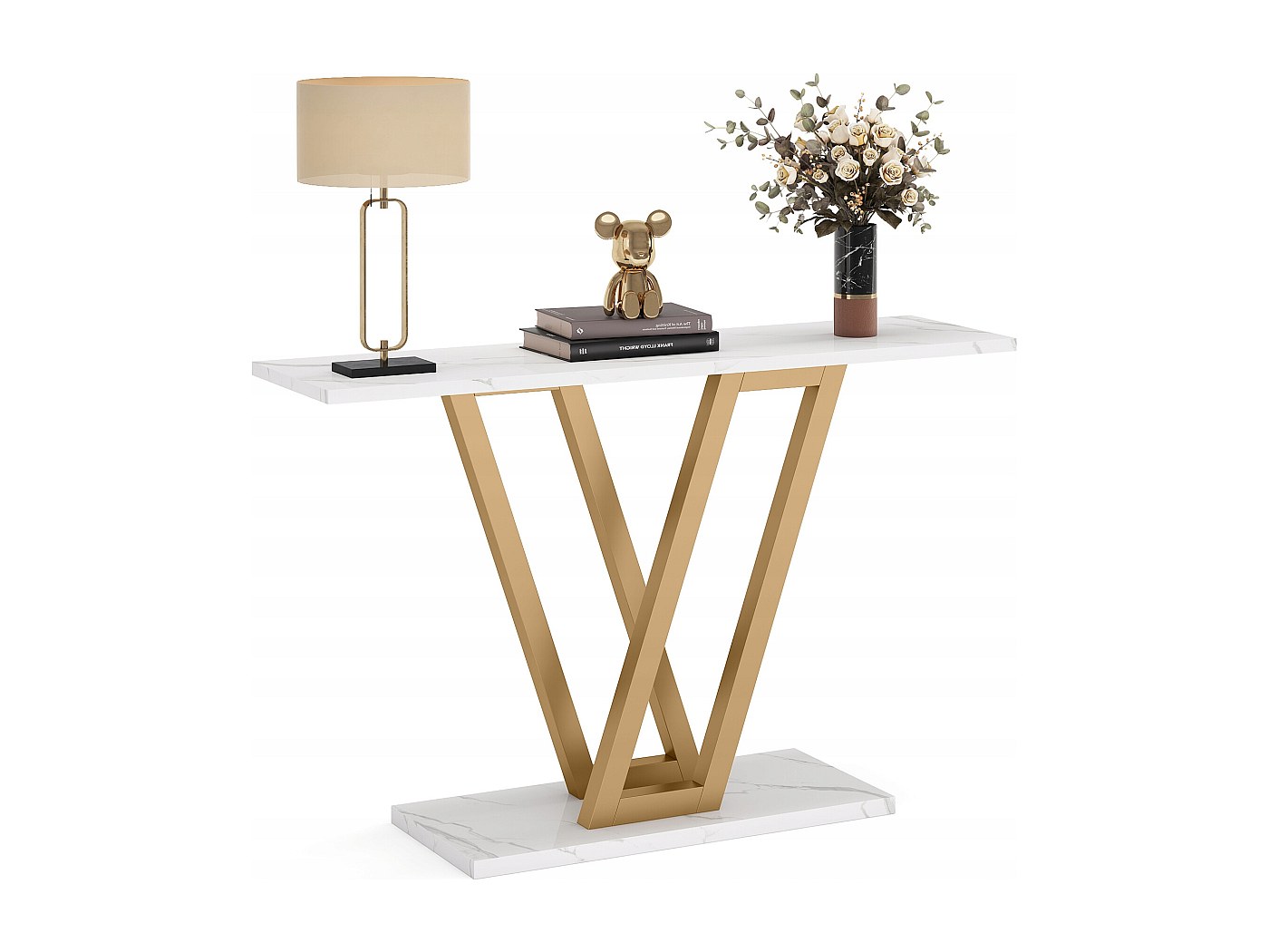 Tribesigns Console Meuble, Console d’entrée de Couloir Industrielle ...