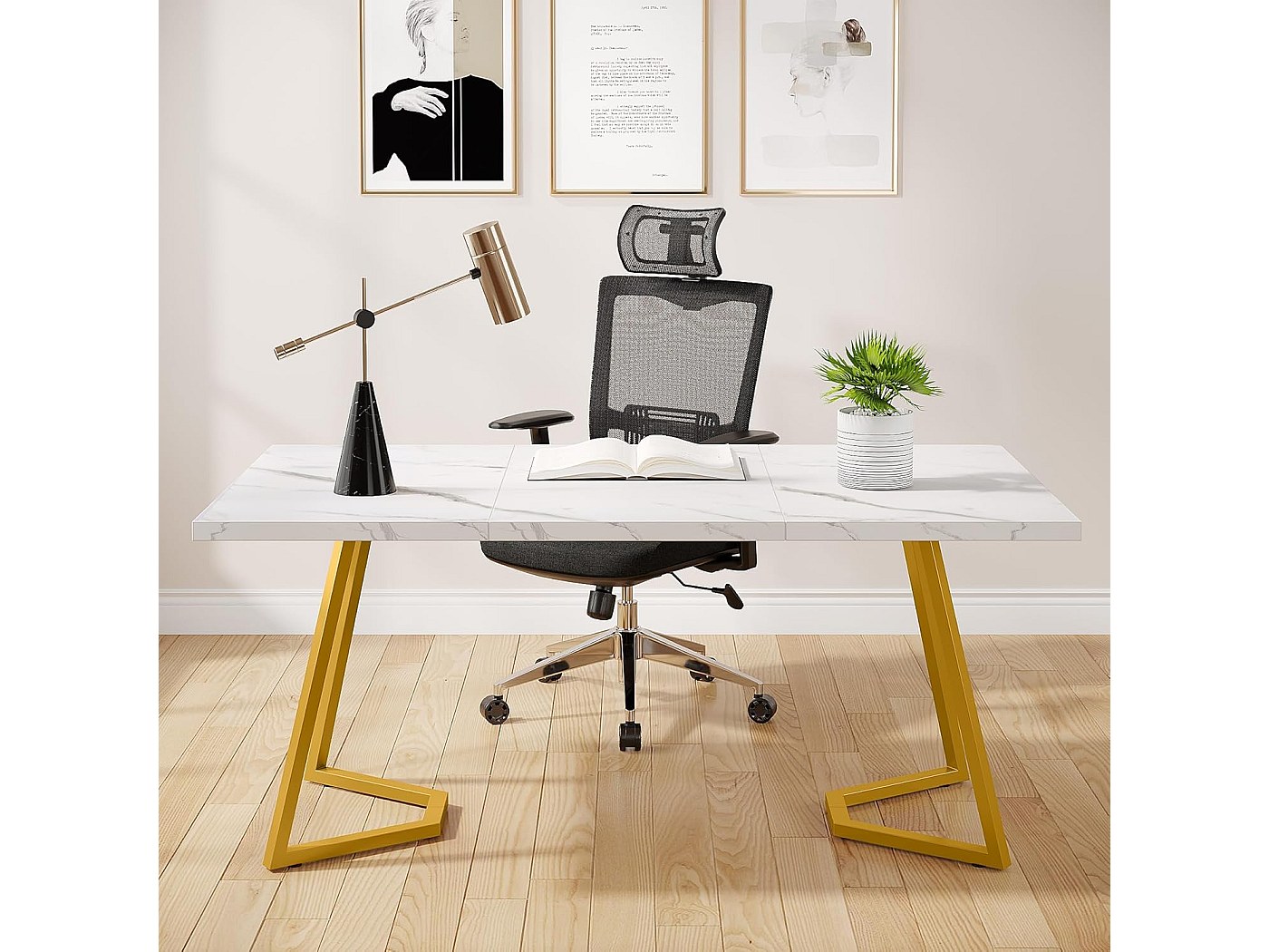 Tribesigns Bureau d'ordinateur - 140 x 80 x 75 cm - Table d'ordinateur ...