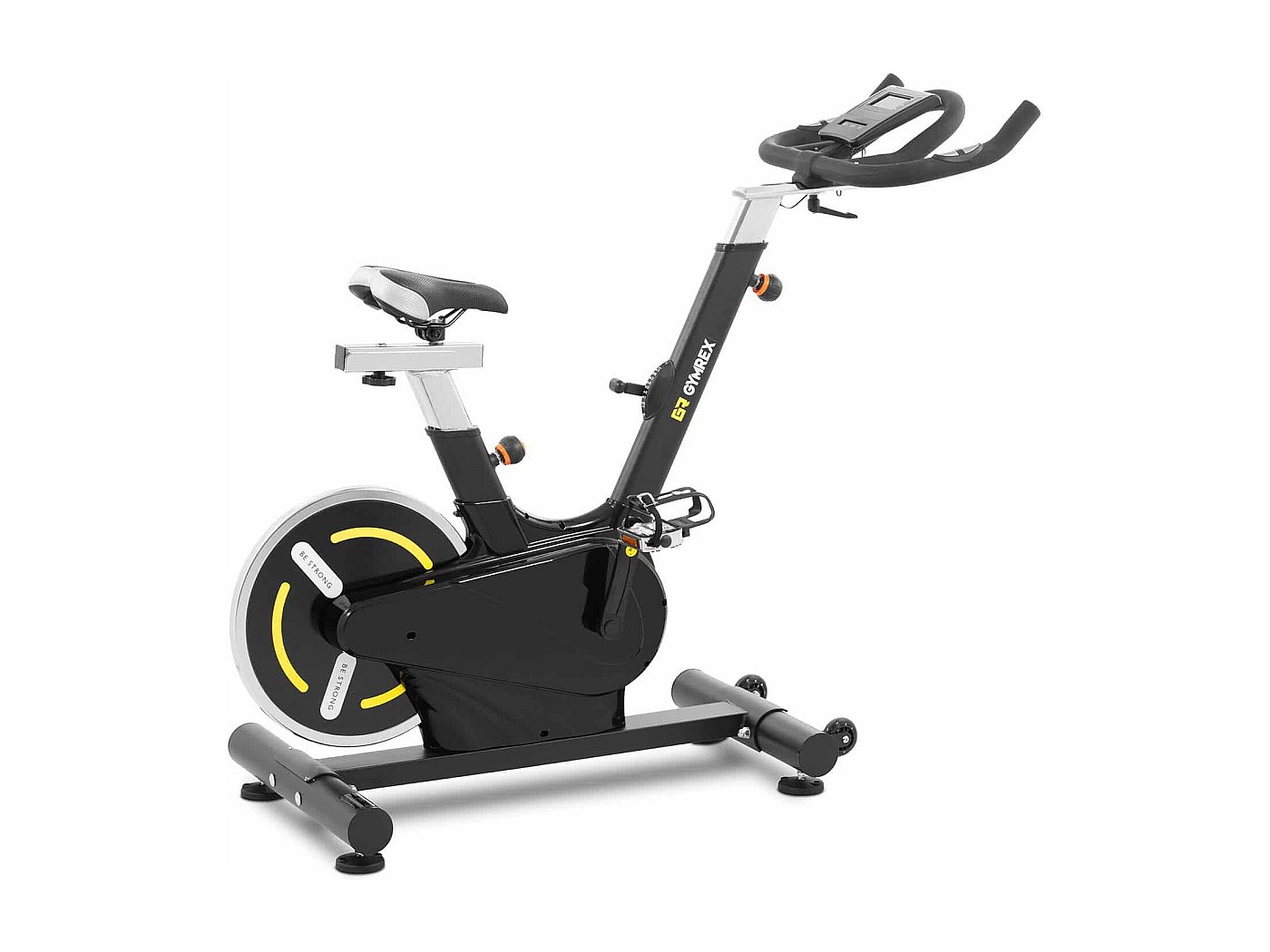 Vélo d'intérieur - roue d’inertie de 13 kg fitness musculation sport 14 ...