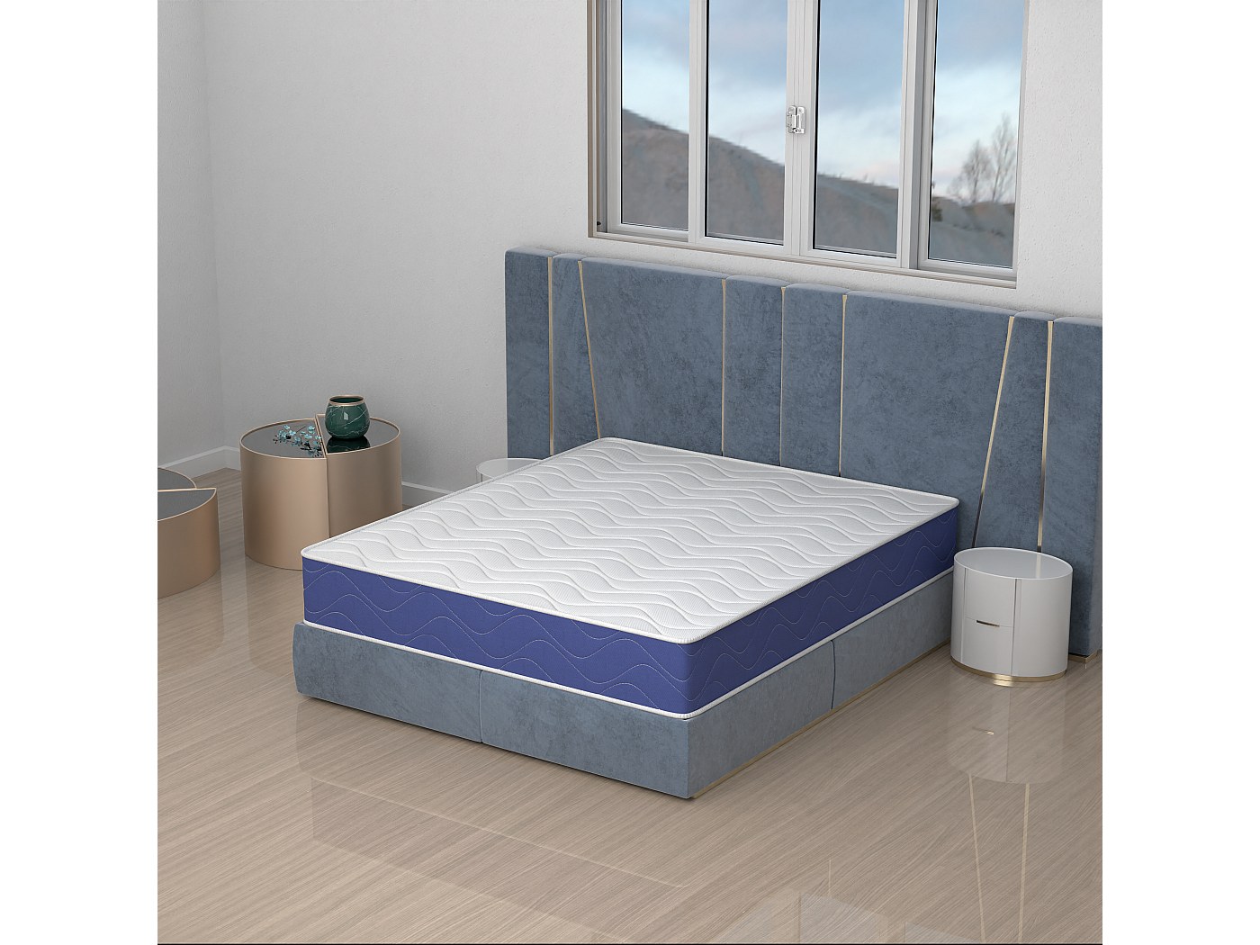 Memory Foam Matras met verschillende zones 90x190x25