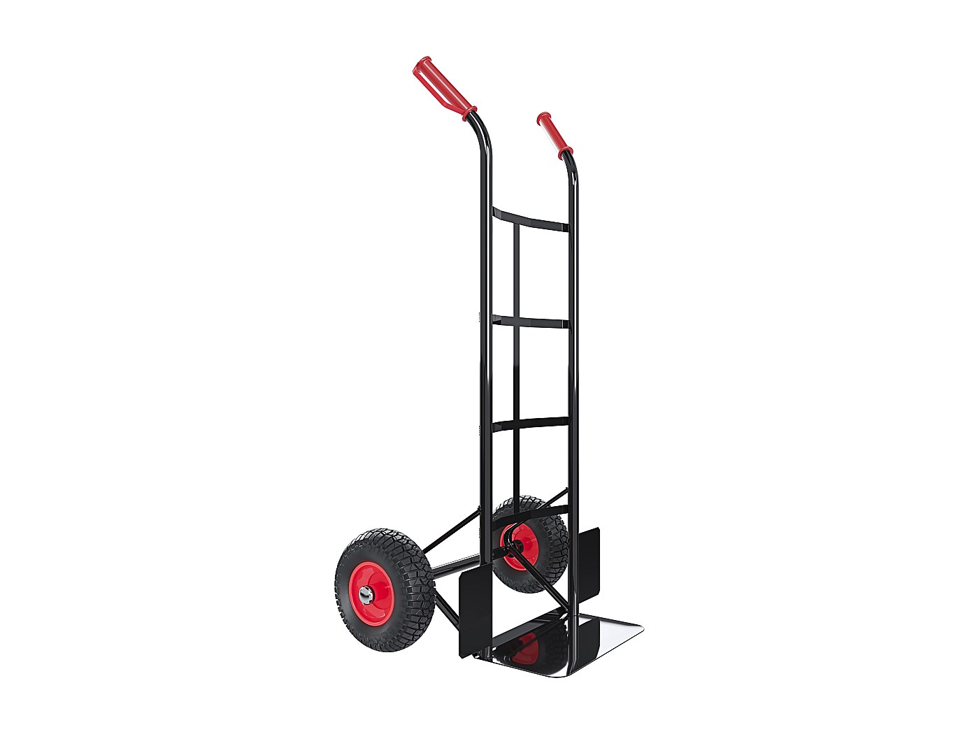 Carrello A Mano Portapacchi Portata 200 Kg In Acciaio Tubolare Ruote ...