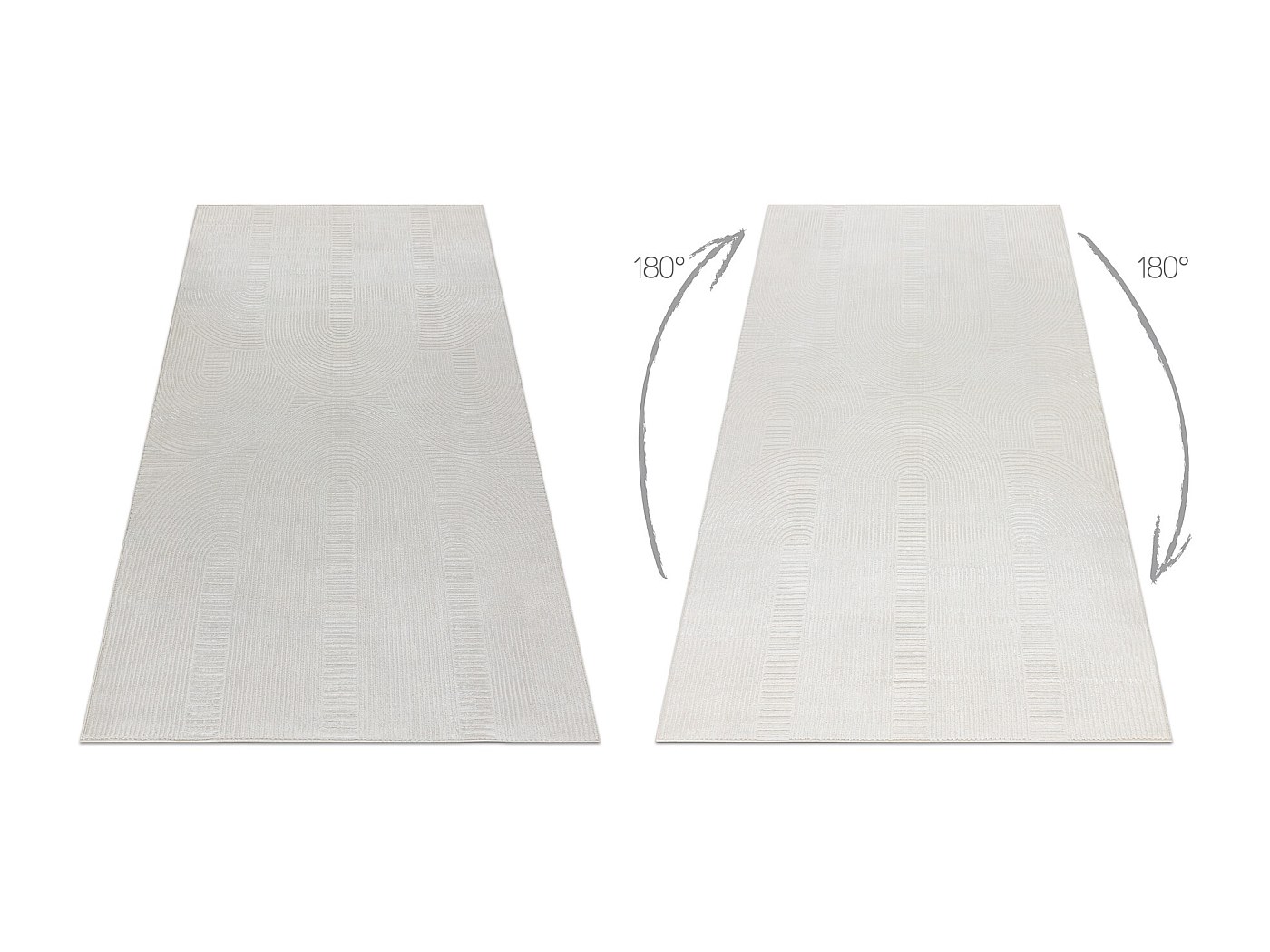 Tapis BALANCE 9086 crème - Géométrique, structurel, glamour 120x170 cm