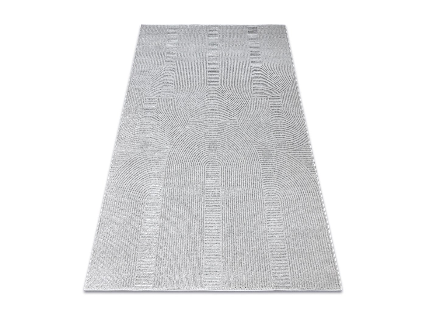 Tapis BALANCE 9086 gris - Géométrique, structurel, glamour 140x190 cm