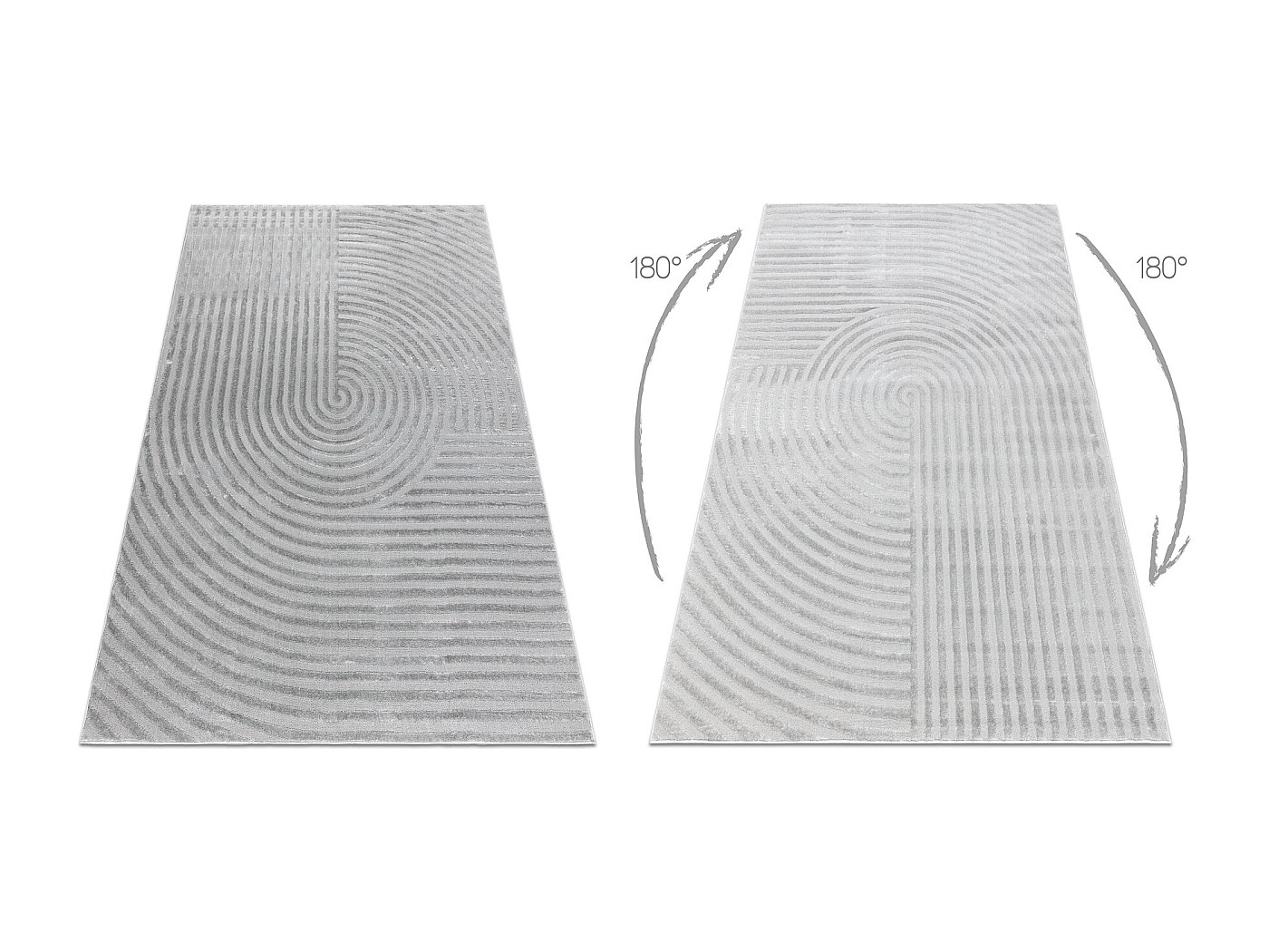 Tapis BALANCE 1921 gris - Géométrique, structurel, glamour 180x270 cm