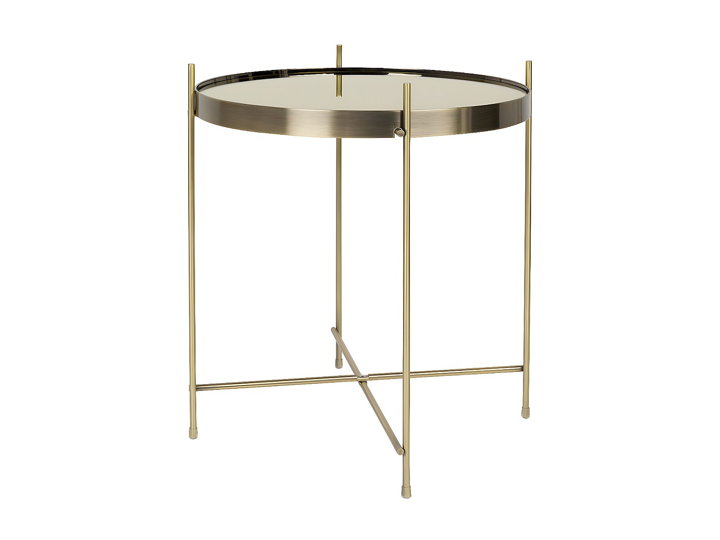 CUPID - Table basse de salon en métal gold S