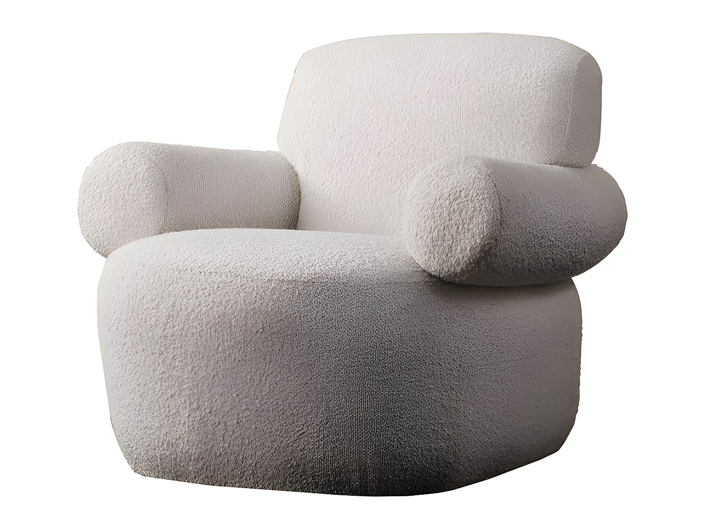 TEDDY - Fauteuil Blanc