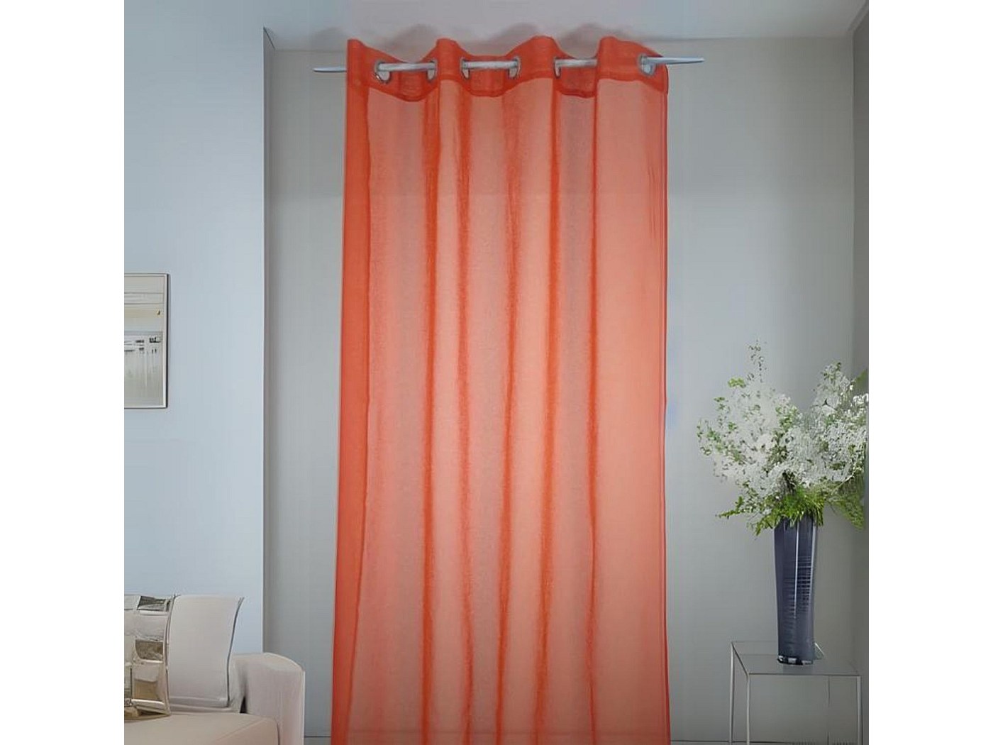 Voilage uni à oeillets 'Kate'