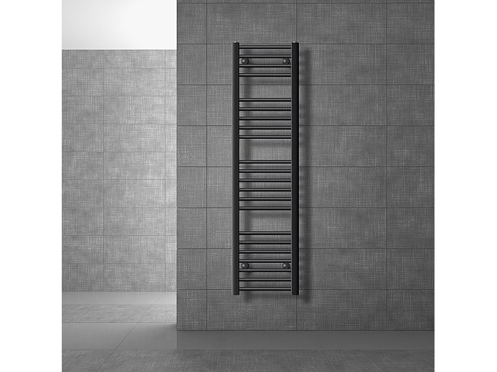 Radiatore di design Sahara, 300 x 1400 mm, antracite, attacco laterale ...