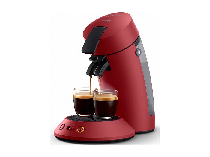 Cafetera de cápsulas PHILIPS CSA210/91 Rojo Intenso con tecnología ...