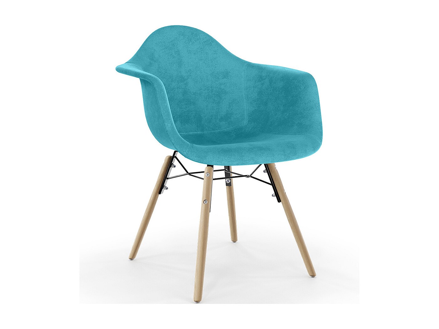 Chaise de Salle à Manger en Velours - Design Scandinave et Pieds en ...