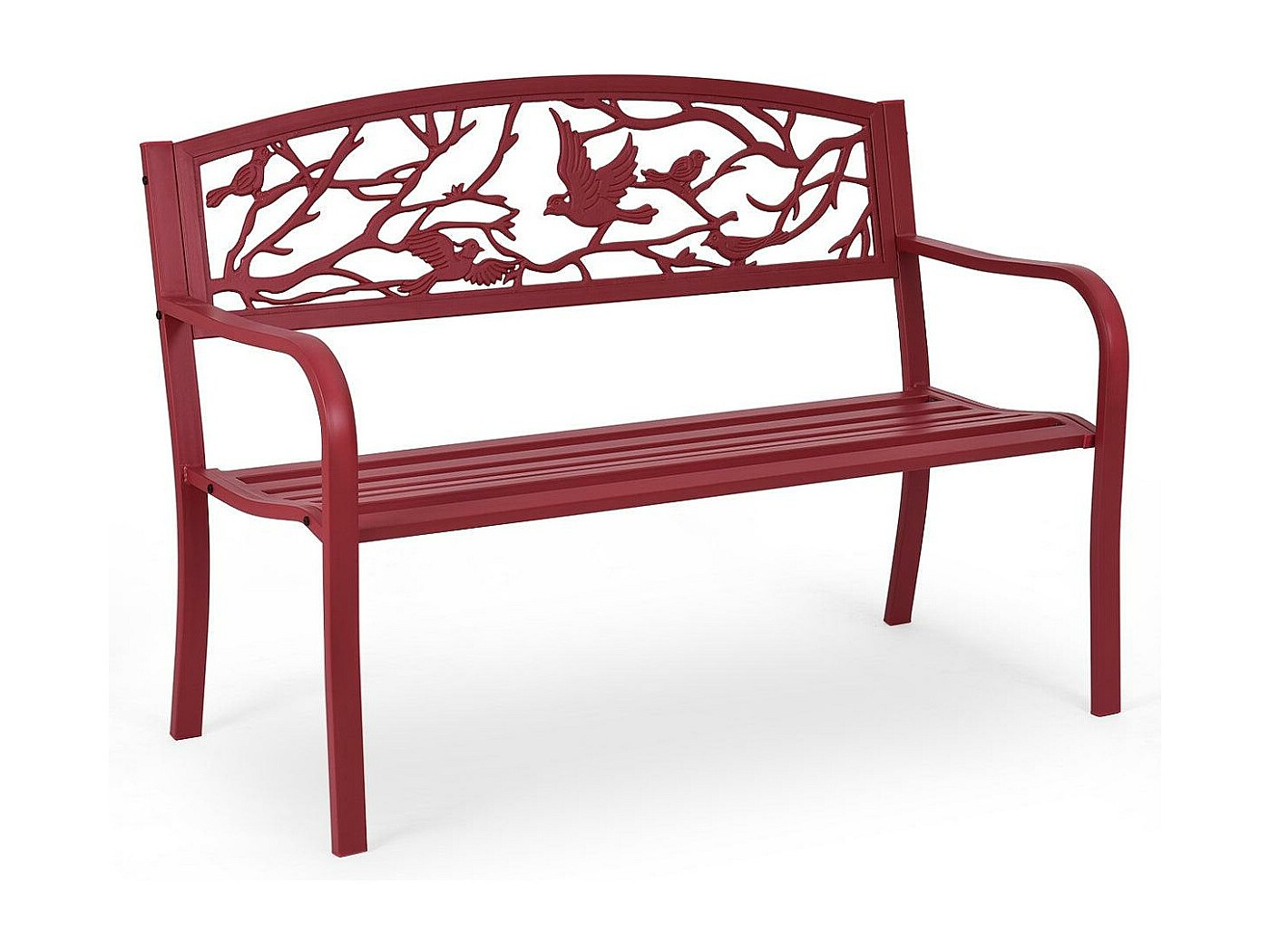 Panchina da giardino in ferro resistente in stile contemporaneo 2-3 ...