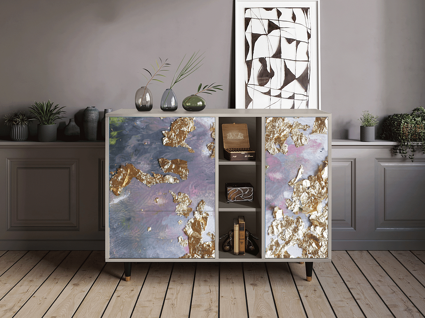Buffet - 125x98x48 cm - BS2 - Planet Earth, Sable