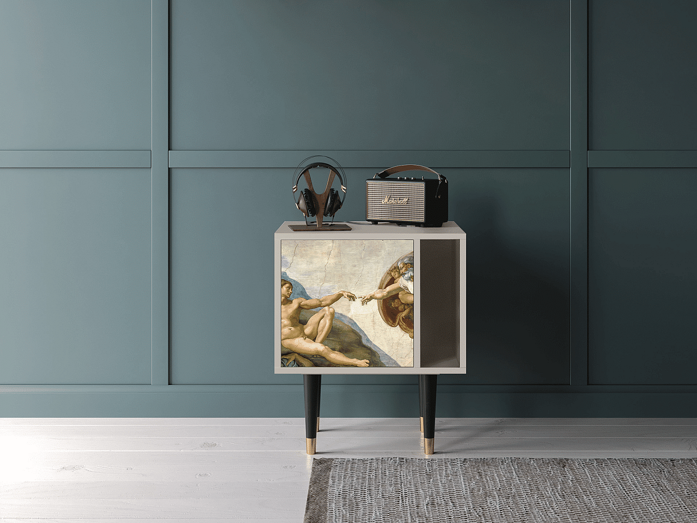 Table de nuit - 57х69х48 cm - S2 - The Creation of Adam, Sable