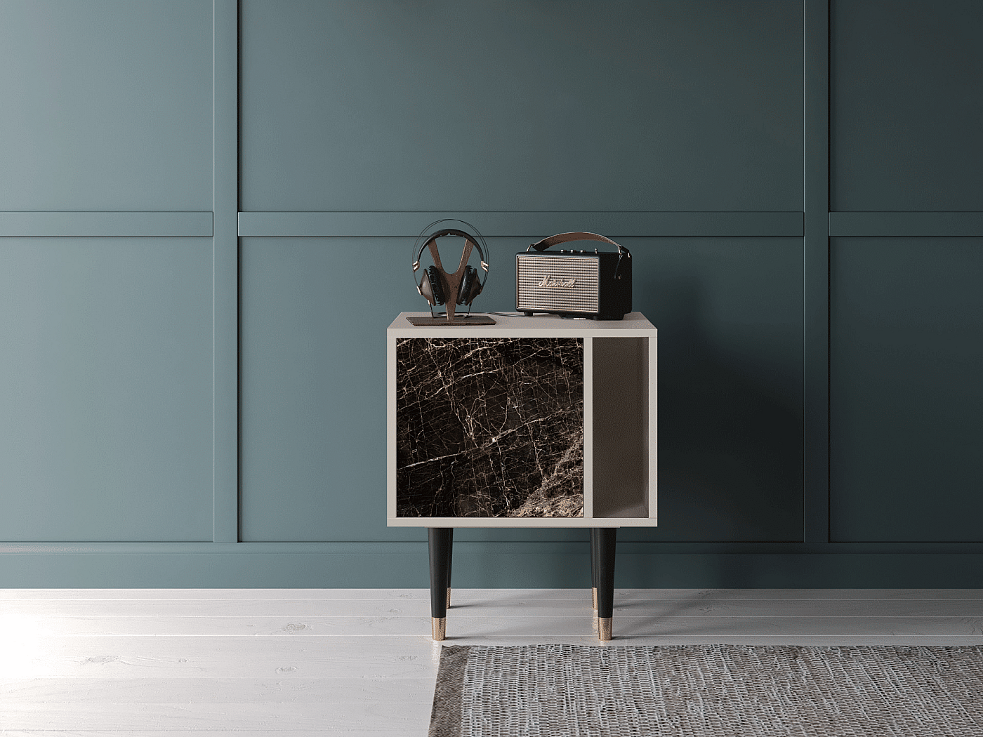 Table de nuit - 57х69х48 cm - S2 - Night Abyss, Sable