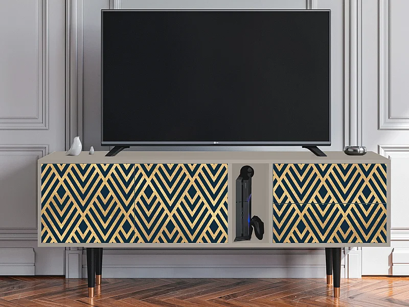 Mueble de TV - 170х69х48 cm - T1 - Egypt Triangles, Arena