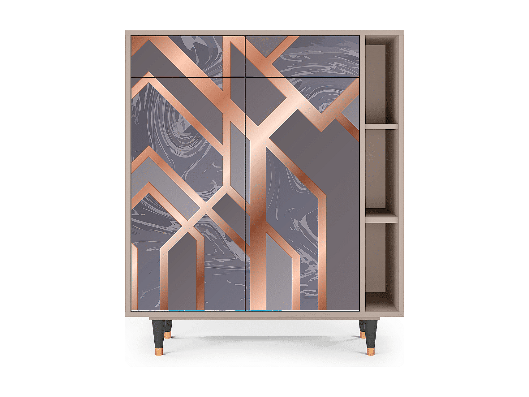 Buffet - 96х110х41 cm - BS6 - Taupe Anatomy, Latte