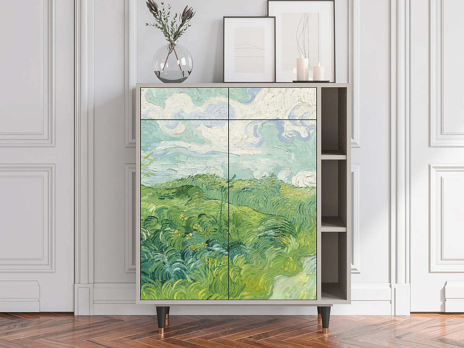 Buffet - 96х110х41 cm - BS6 - Green Wheat Fields, Sable