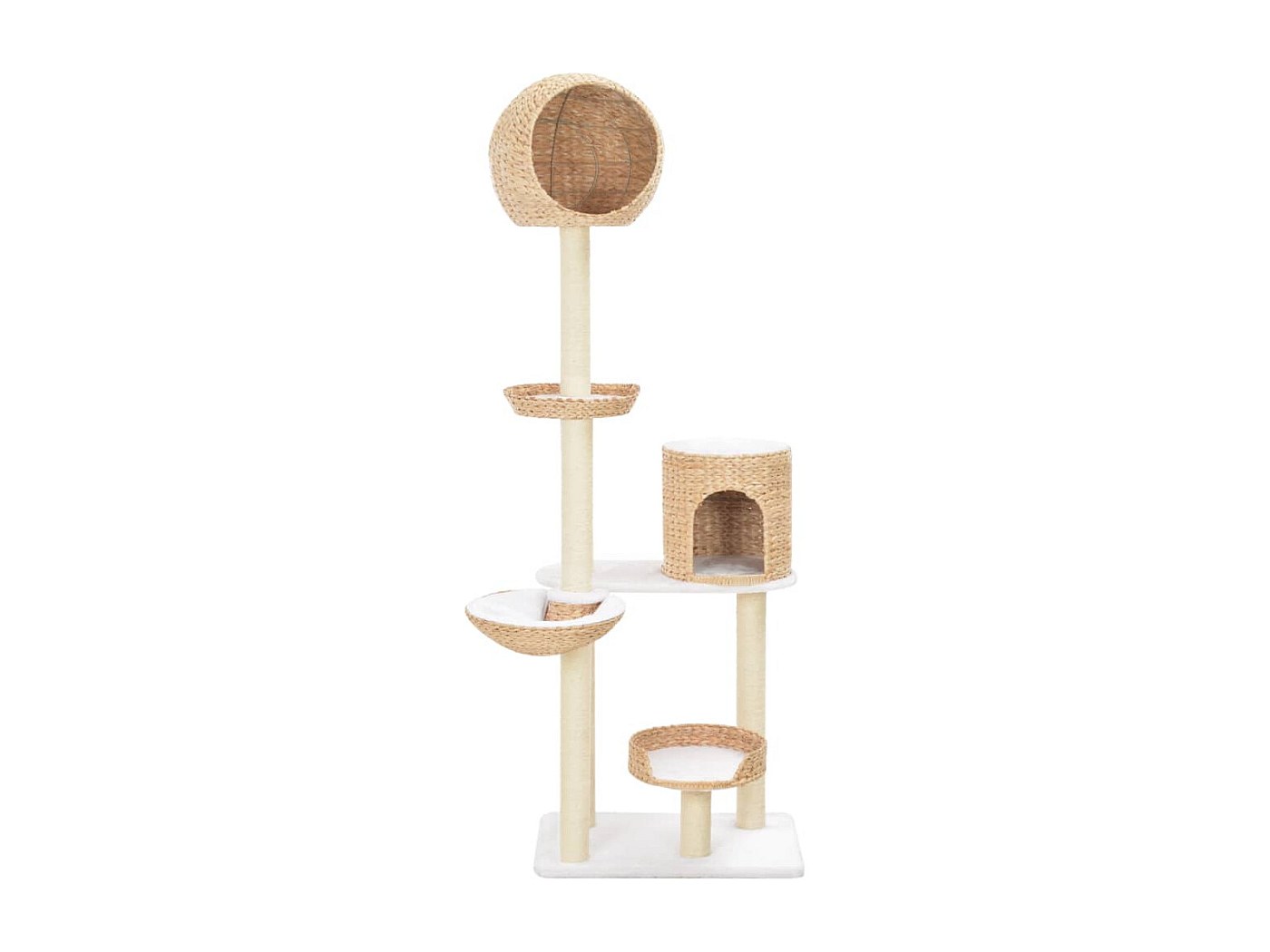 Árvore para gatos com postes de arranhar de sisal Seagrass