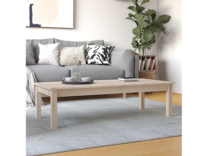 Table basse 110x50x30 cm Bois massif de pin