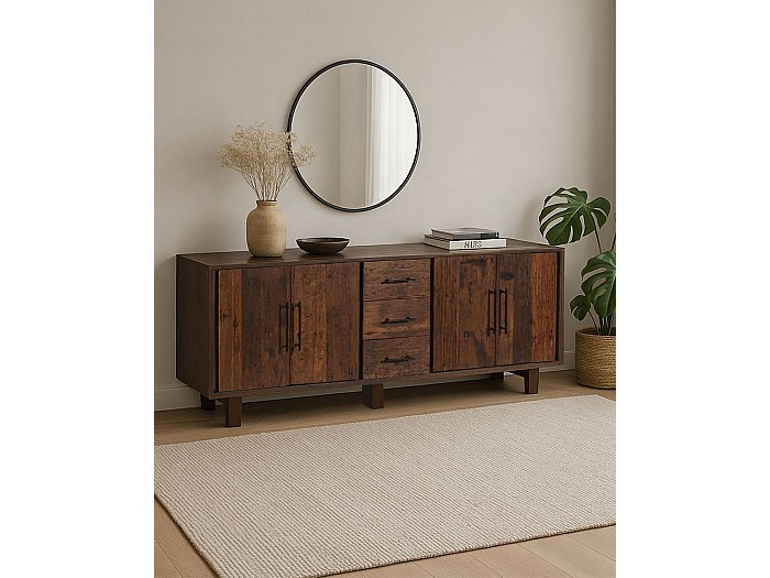 Alto - Buffet bas en teck recyclé 200 cm