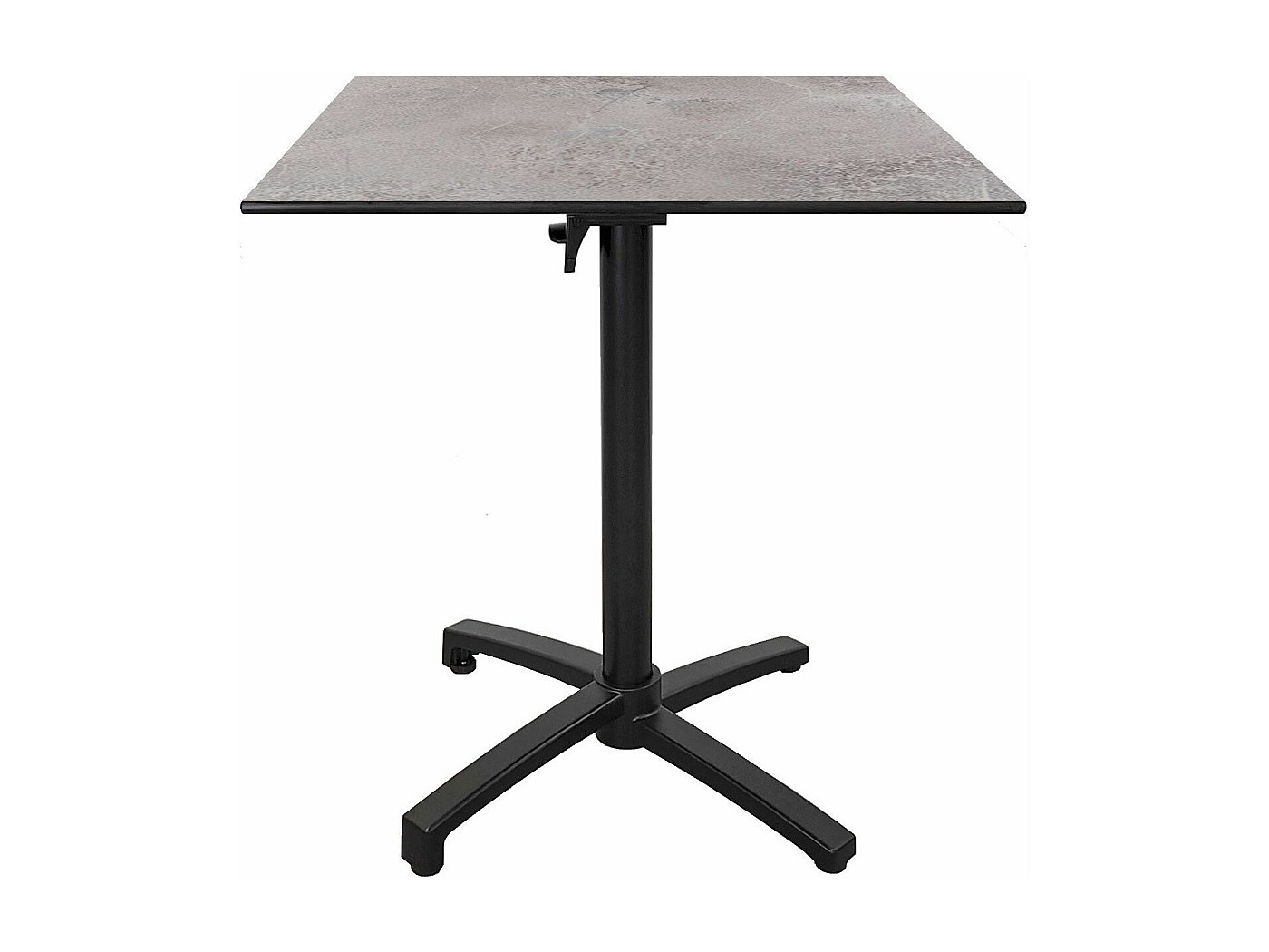 Tavolo altezza 90 cm, pieghevole per terrazzo in Compact HPL decoro ...