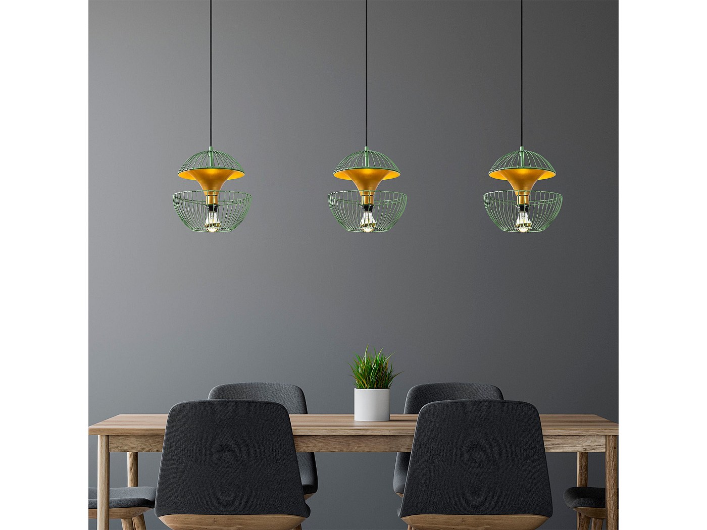 Candeeiro Verde Telmander - Design Moderno e Elegante