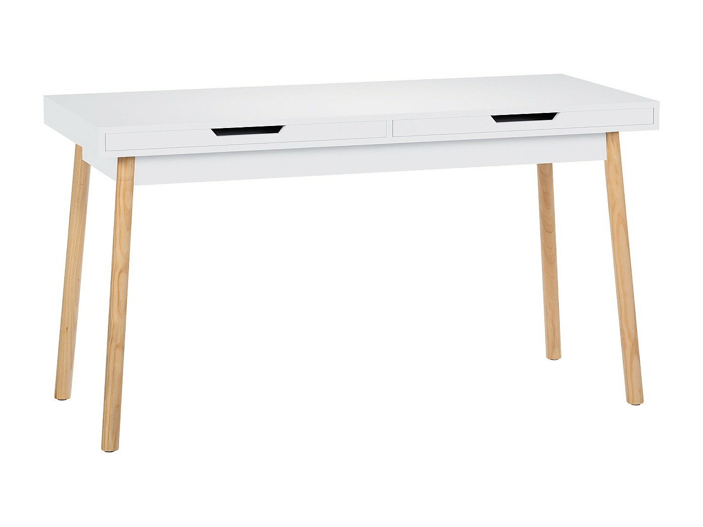 mesa de oficina - Madera - 140 cm - Blanco - Porto