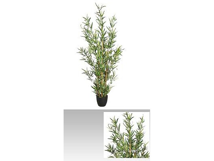 Plante artificielle " Bambou " en POLYESTER + FER + BAMBOU + POLYETHYL ...