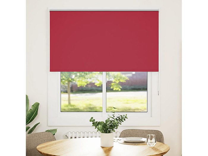 Estor Enrollable Opaco Rojo 135x175 cm Tela Ancho 131,6 cm