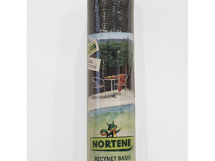 MALLA OCULTACION RECYNET BASIC GRIS ANTRACITA NORTENE
