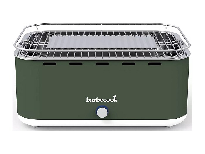 Barbecook Barbecue à bois portable 38.5 x 28.5cm vert - CARLOARMYGREEN