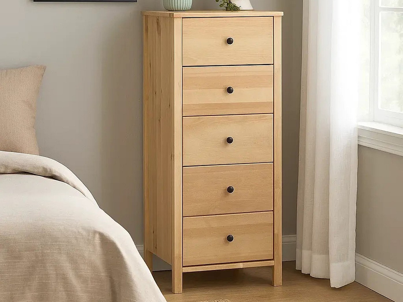 Holzkommode Prestige I, Farbe Eiche