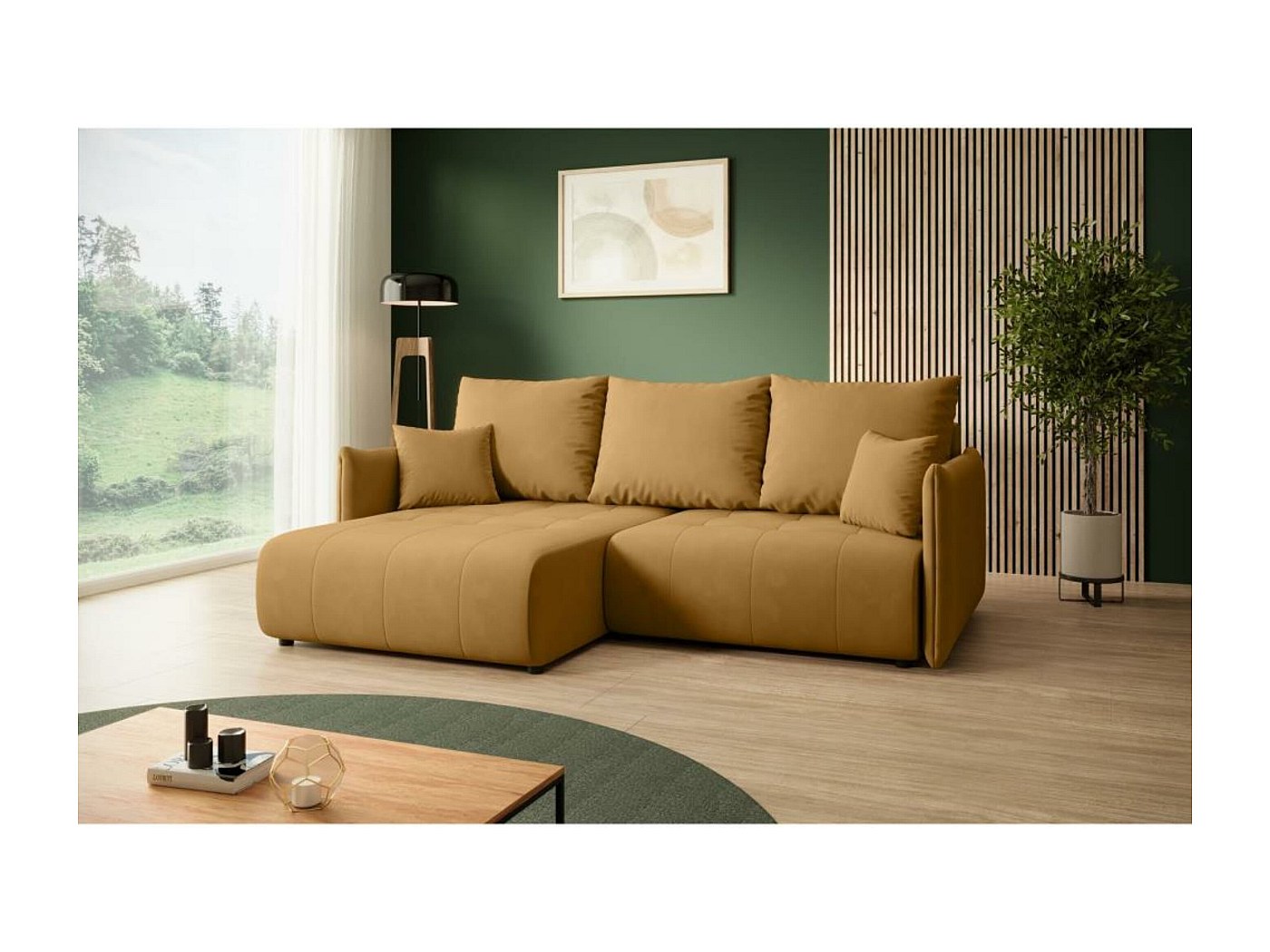 CANAPE Henry Mini jaune gauche