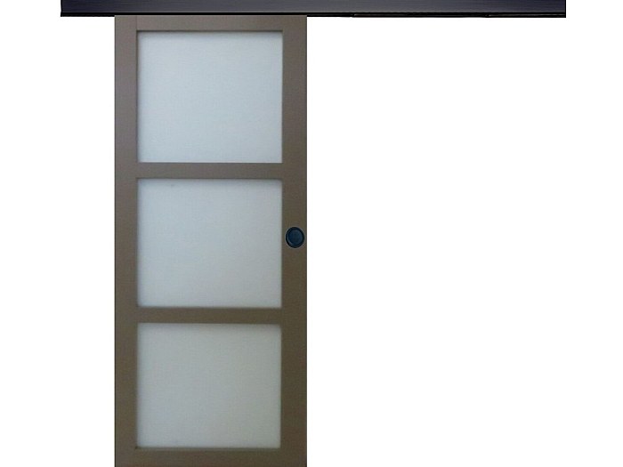 Porta Scorrevole Marrone Ral7006 Vitee H204 x L73 + Binario in ...