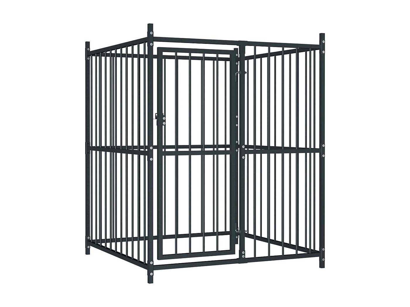 Cuccia da esterno gabbia recinto per animali box per cani da esterno per cani 120 x 120 x 150 cm ...