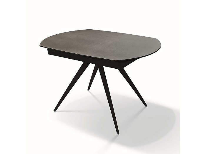 Table gris graphite 140×90 - 200×90 cm - WASHINGTON