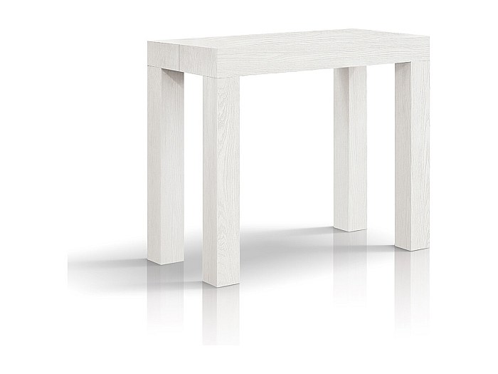 Consolle allungabile effetto bianco frassinato 90×45 cm – 90×300 ...