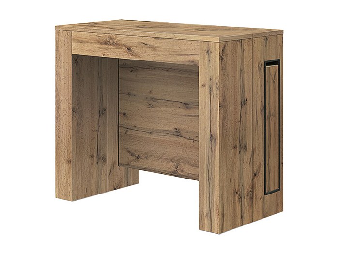 Consolle allungabile in legno, finitura rovere rustico 90×45-90×295 cm ...