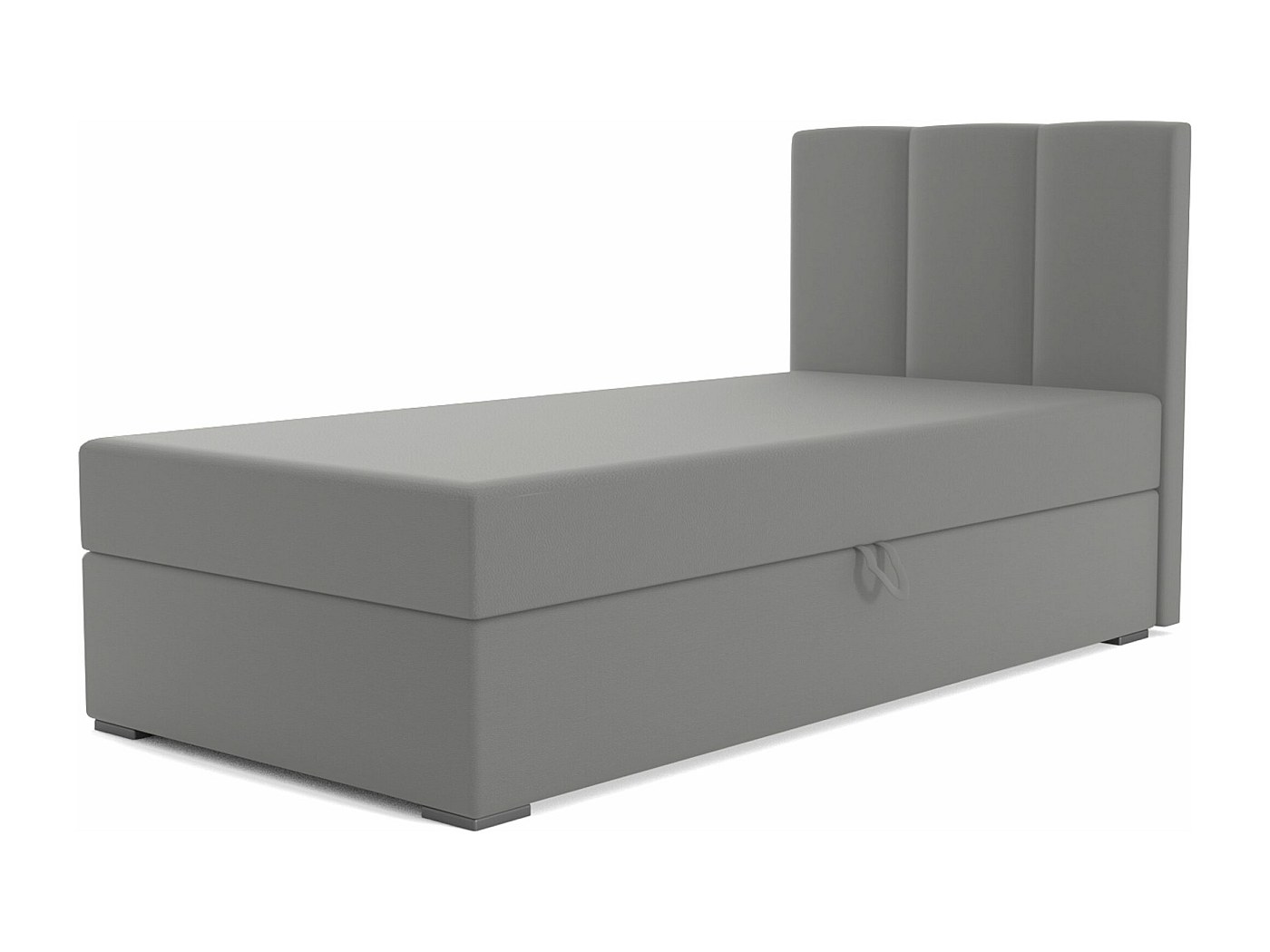 LIT BOXSPRING avec coffre de rangement Monaco Mini Basic côté droit ...