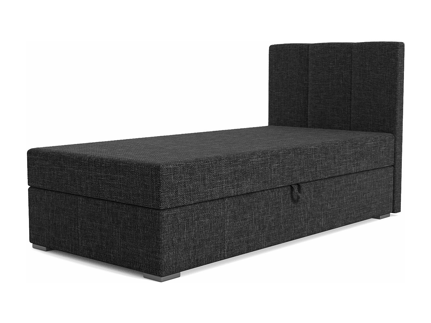 LIT BOXSPRING avec coffre de rangement Monaco Mini Basic côté droit ...